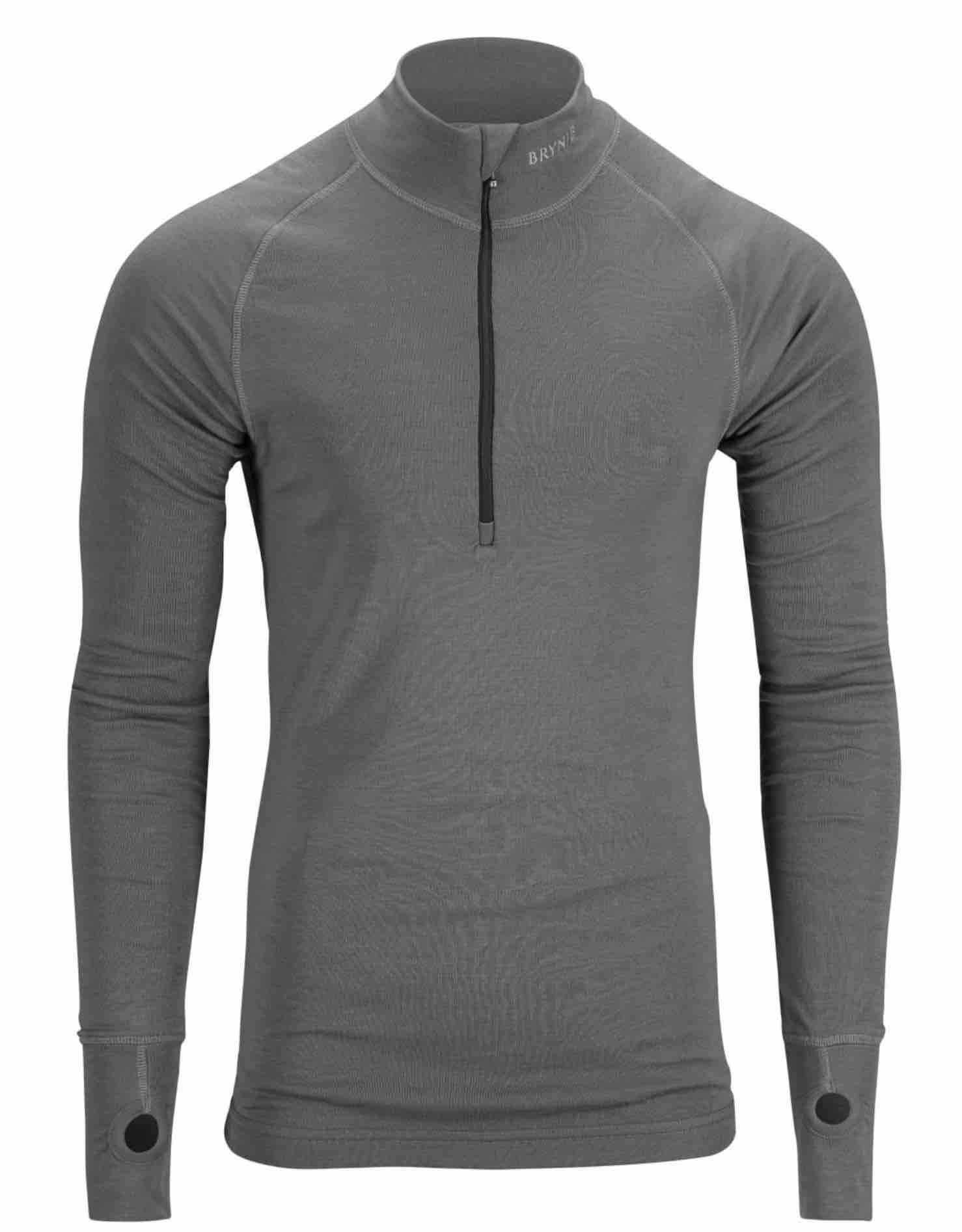Brynje Arctic Zip Polo 3/4 neck, merino base layer, arctic base layer ...