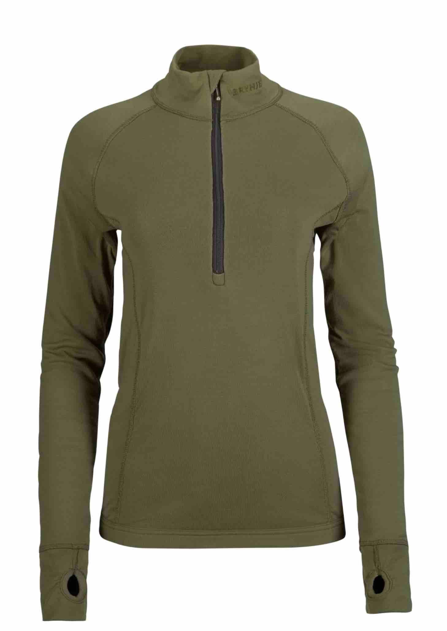 Brynje Arctic Zip Polo 3/4 neck, merino base layer, arctic base layer ...