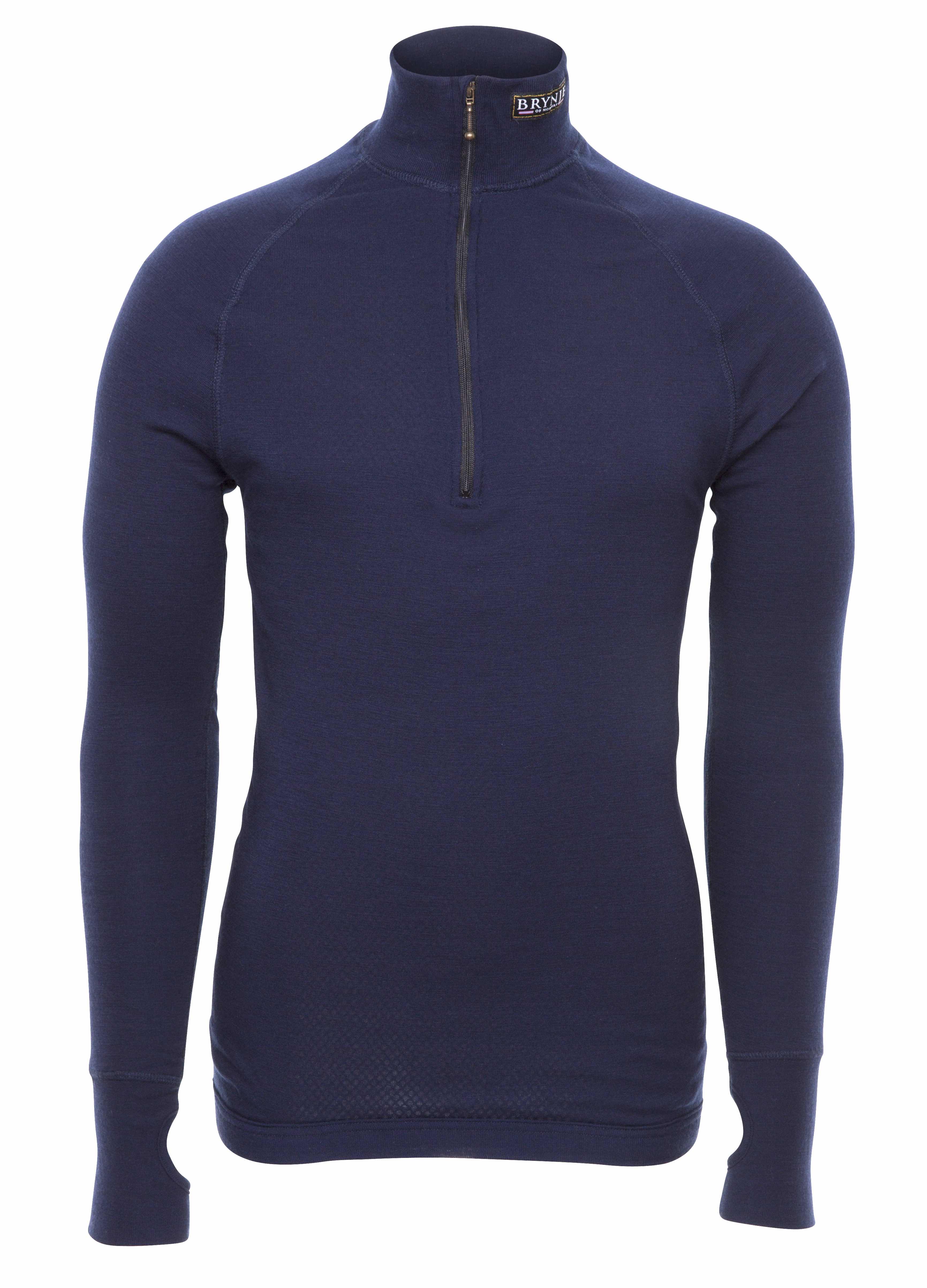 Brynje Arctic Zip Polo 3/4 neck, merino base layer, arctic base layer ...